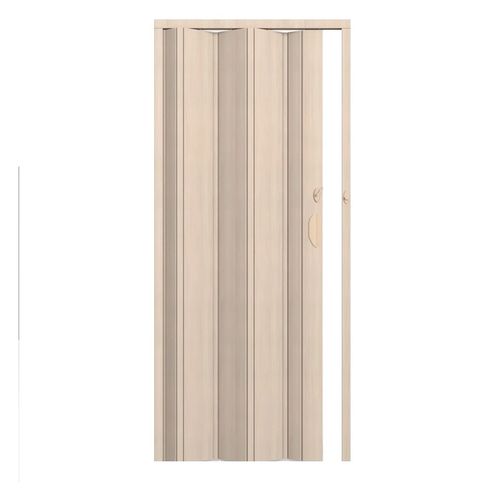 Porta Sanfonada Lisa Plástico PVC Bege 70cm - Cacique
