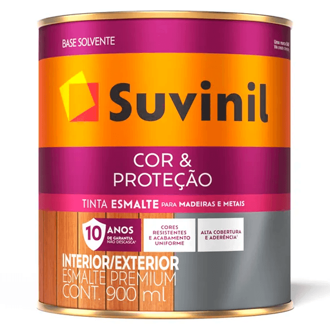 Tinta Esmalte Sintético Cor e Proteção Verde Colonial Brilhante 900ml ...